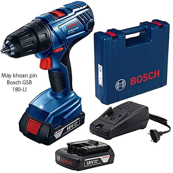 Máy khoan pin Bosch Chính Hãng | Dụng cụ làm mộc Chức Hoa